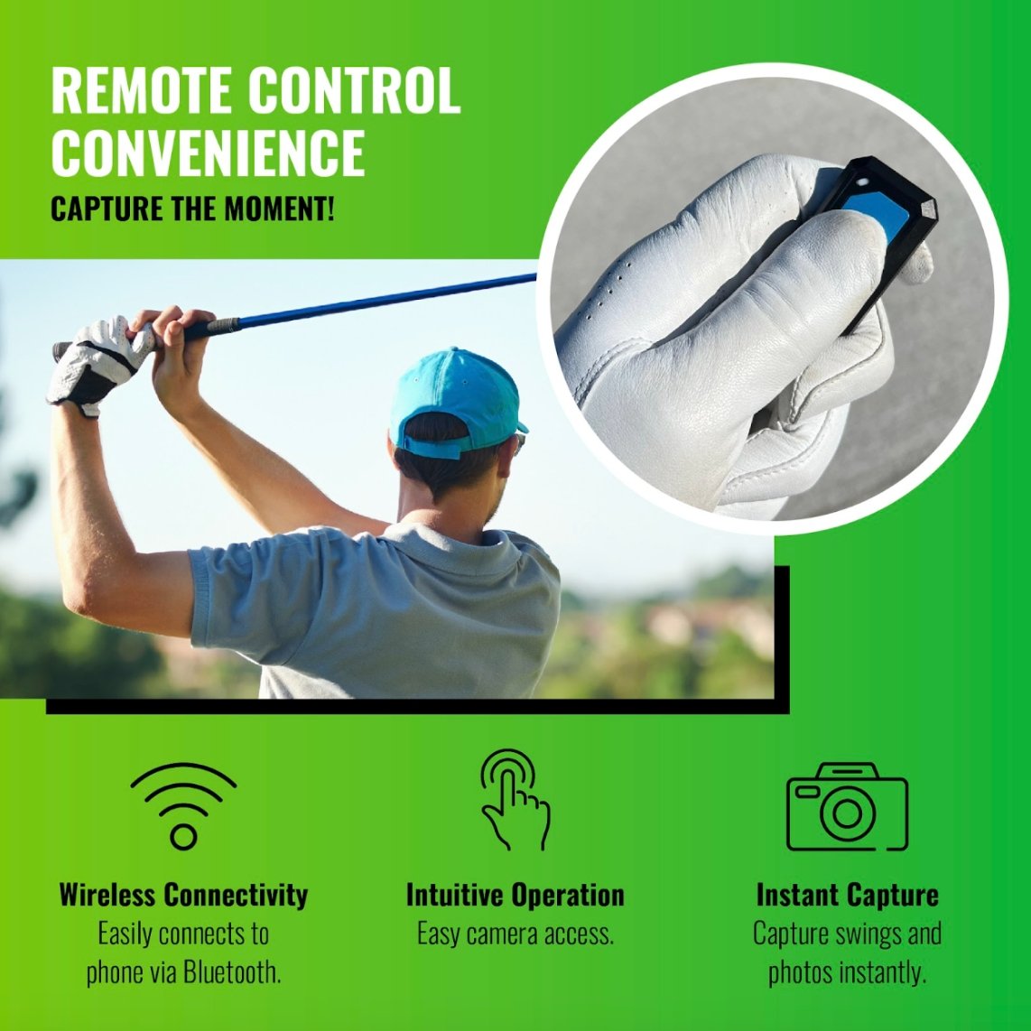 Upside Golf Magnetic Selfie Record Golf Phone Holder | UPSIDEGOLF