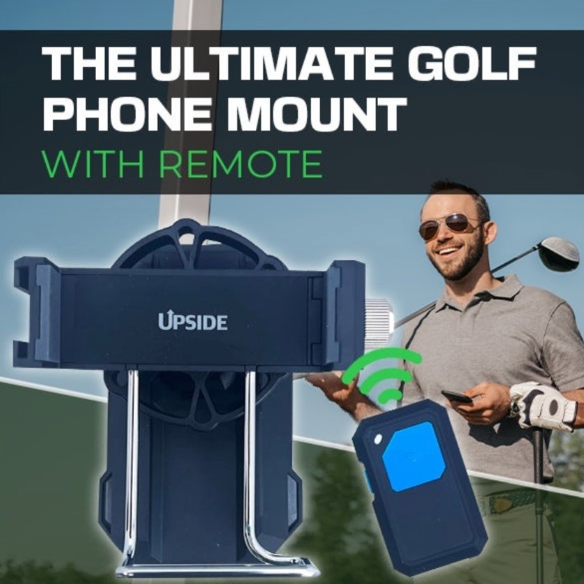 Upside Golf Magnetic Selfie Record Golf Phone Holder | UPSIDEGOLF