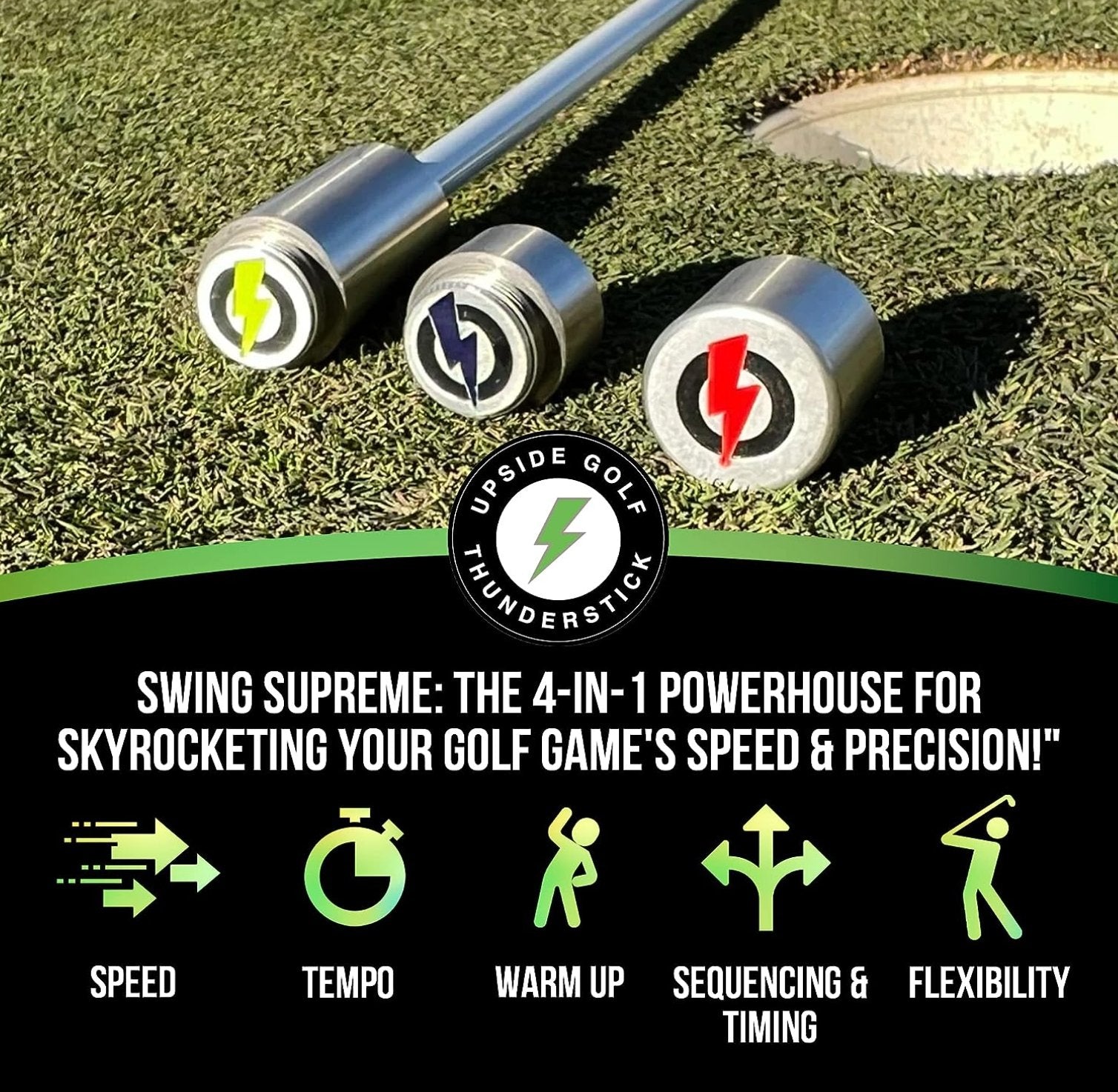 Upside Golf Thunderstick– UPSIDEGOLF